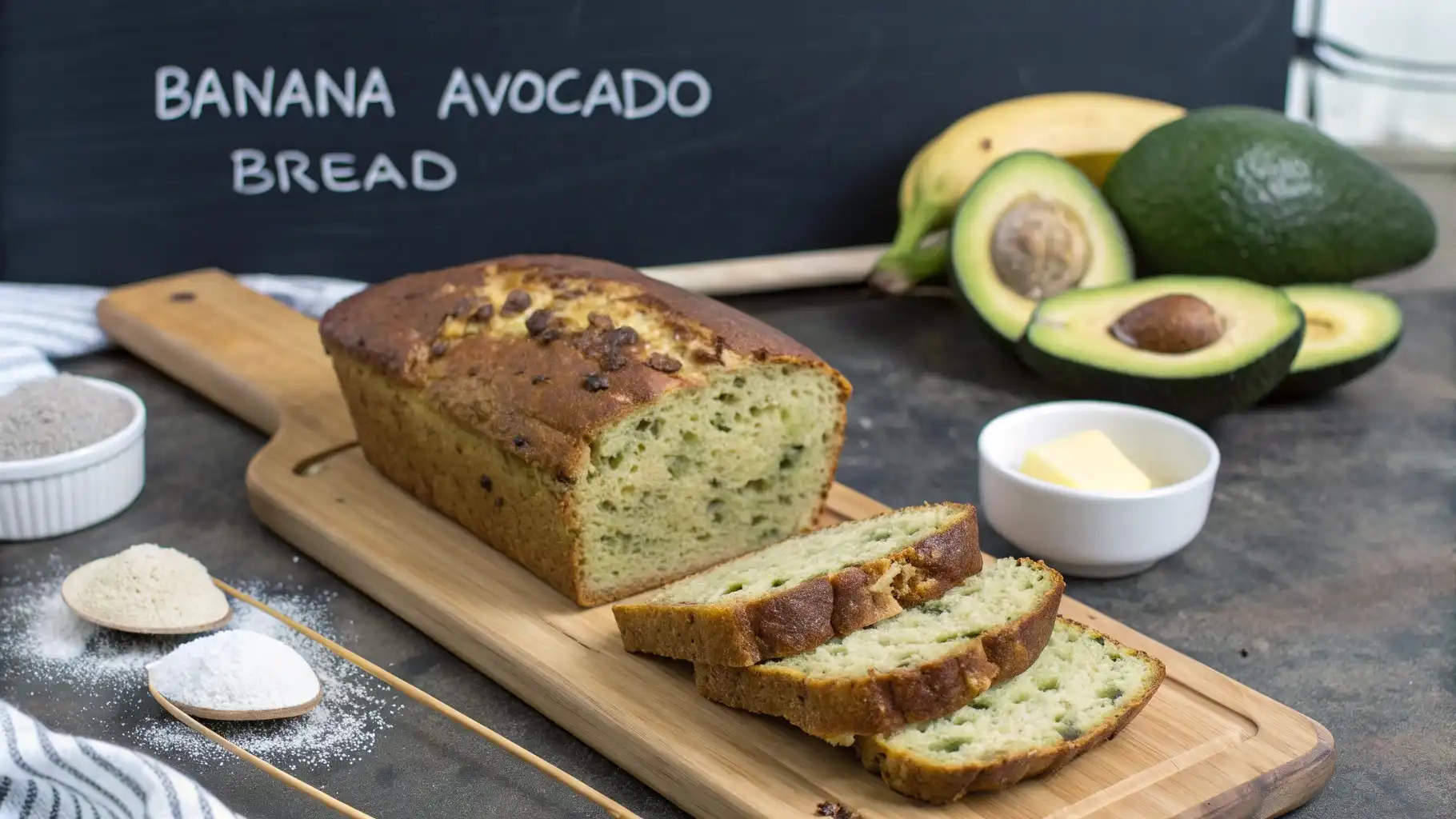 Banana Avocado Bread
