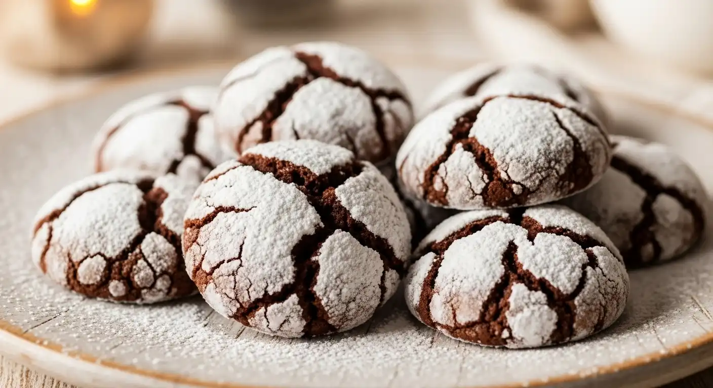 Chocolate Crinkle Cookies